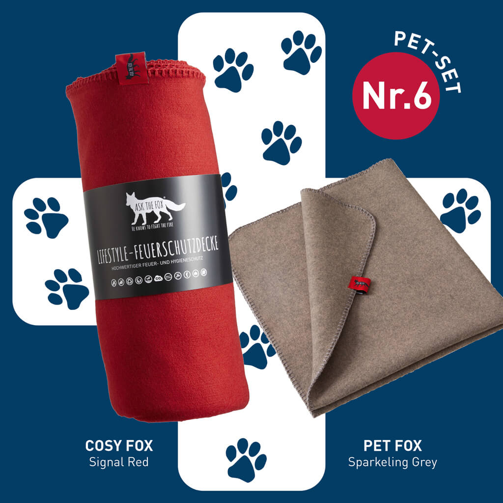 COSY FOX und ein PET FOX = Sicheres Haustier-Paket - ASK THE FOX