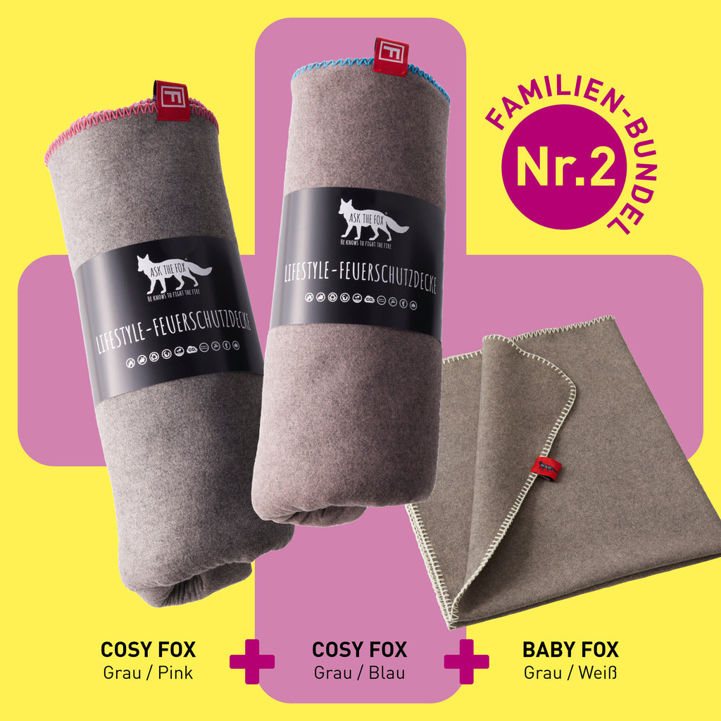 Paquete familiar para recién nacidos resistente al fuego (2 adultos, un ...