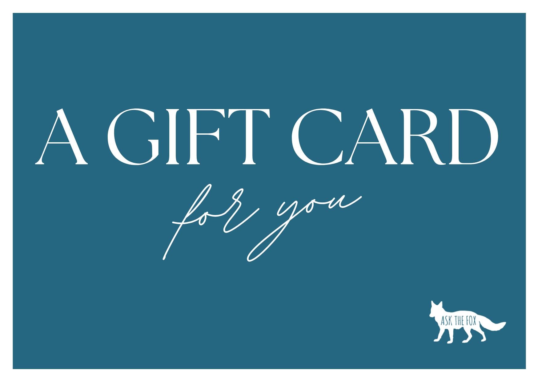 ASK THE FOX Gift Voucher